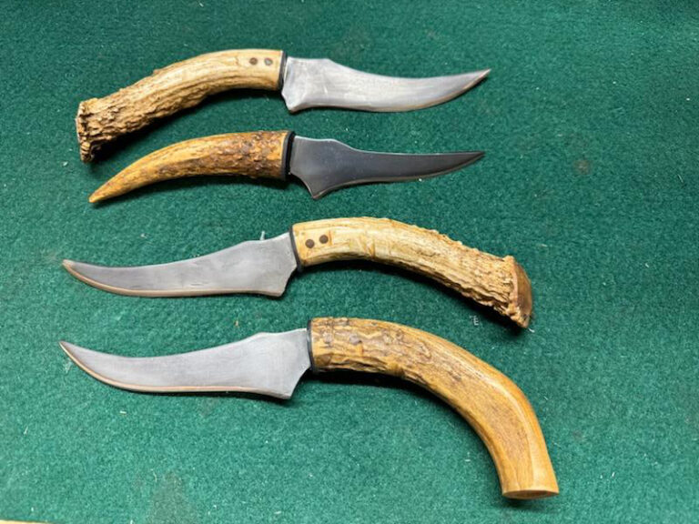 Deer Antler Handled Knives - Standing Bear Knives